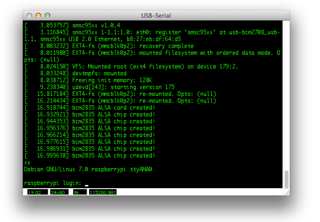 Connect a Raspberry Pi to a Mac using a USB-Serial adapter | smittytone messes with micros