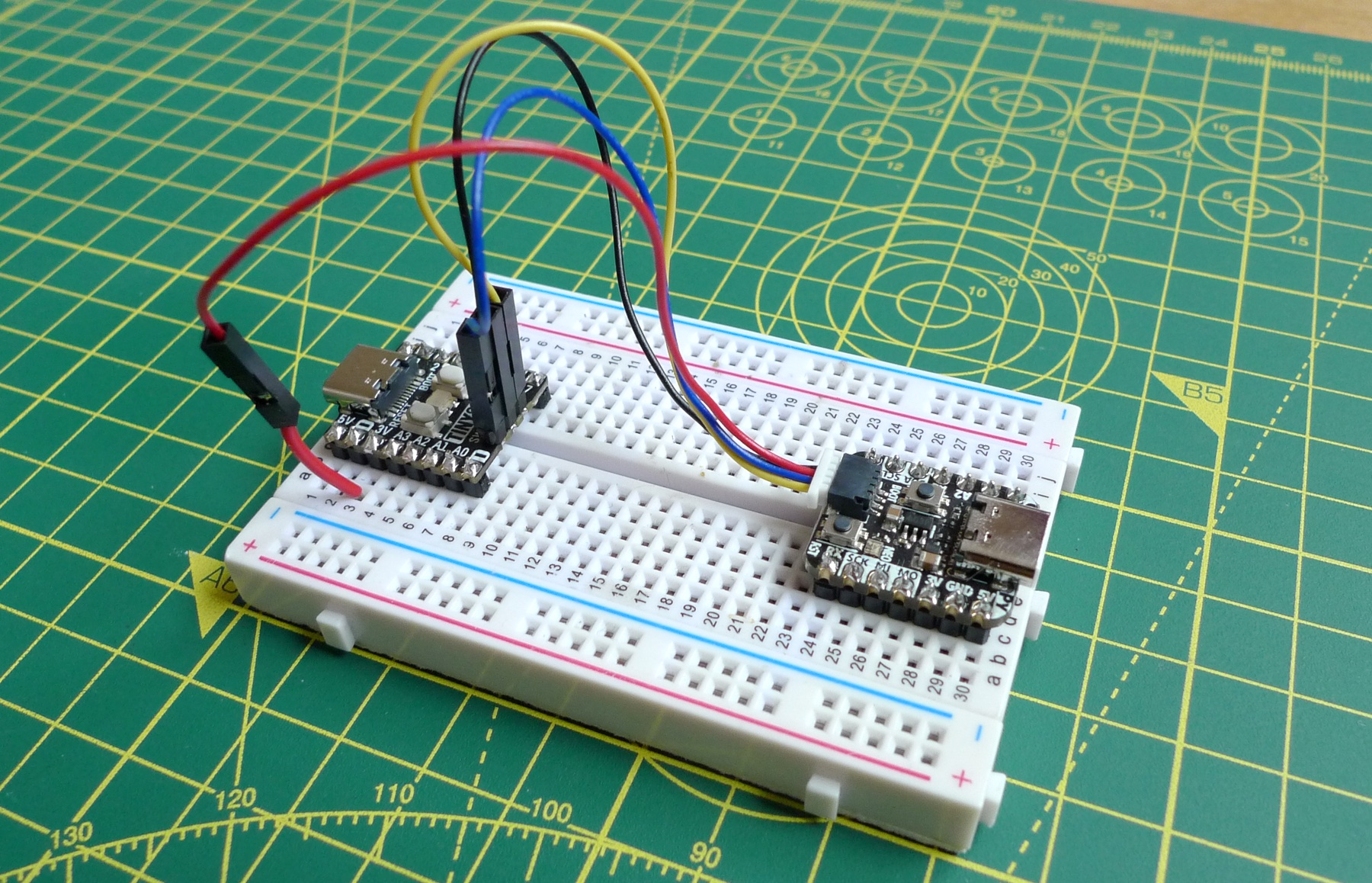 How to pop up a Picoprobe from the Adafruit QT Py RP2040 | smittytone messes with micros