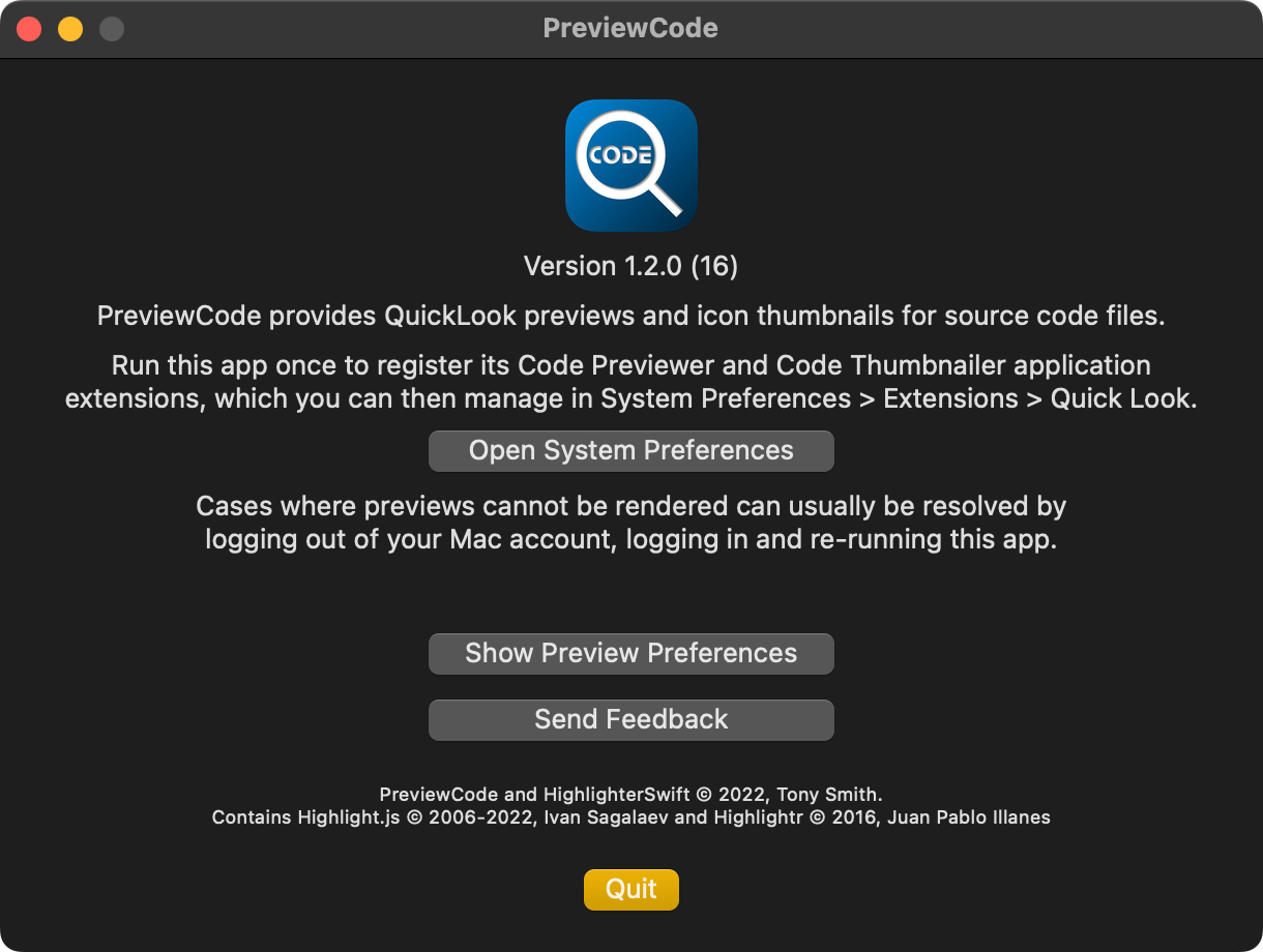 PreviewCode 1.2.0 released to support user-requested programming data ...