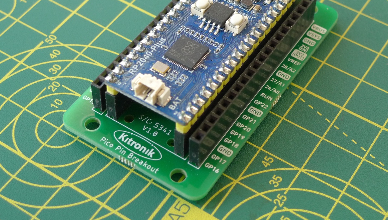 Review: Kitronic Pico Pin Breakout 👍🏻 | smittytone messes with micros