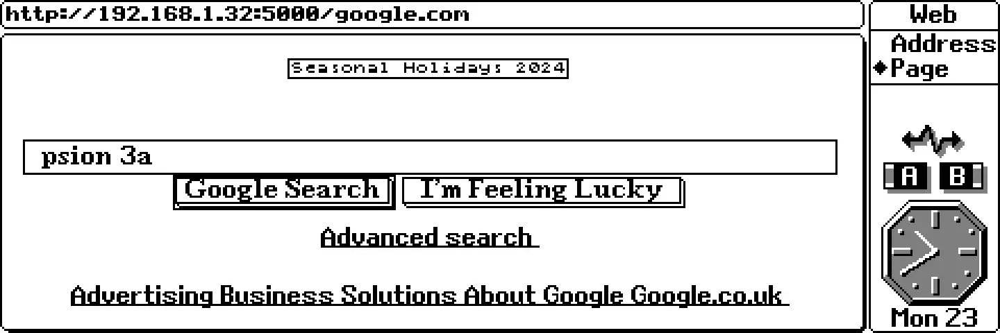 How to get a 1990s palmtop communicating 2024-style: connect a Psion 3a to the Interweb ...